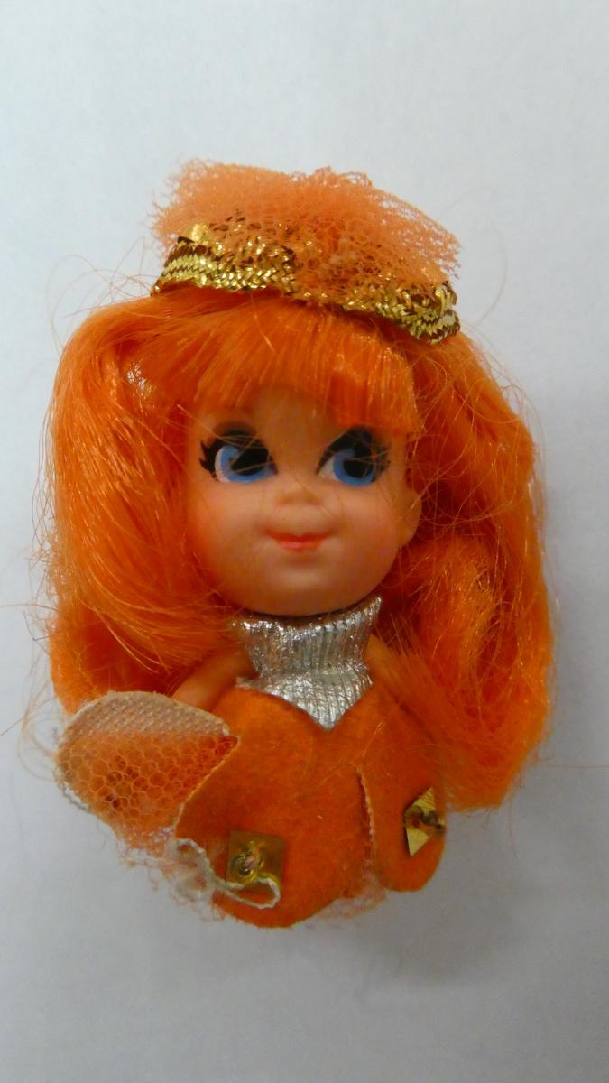 KD552 Orange Kone Kiddle w/ partial Kone Kase (Little Kiddles! Dolls ...