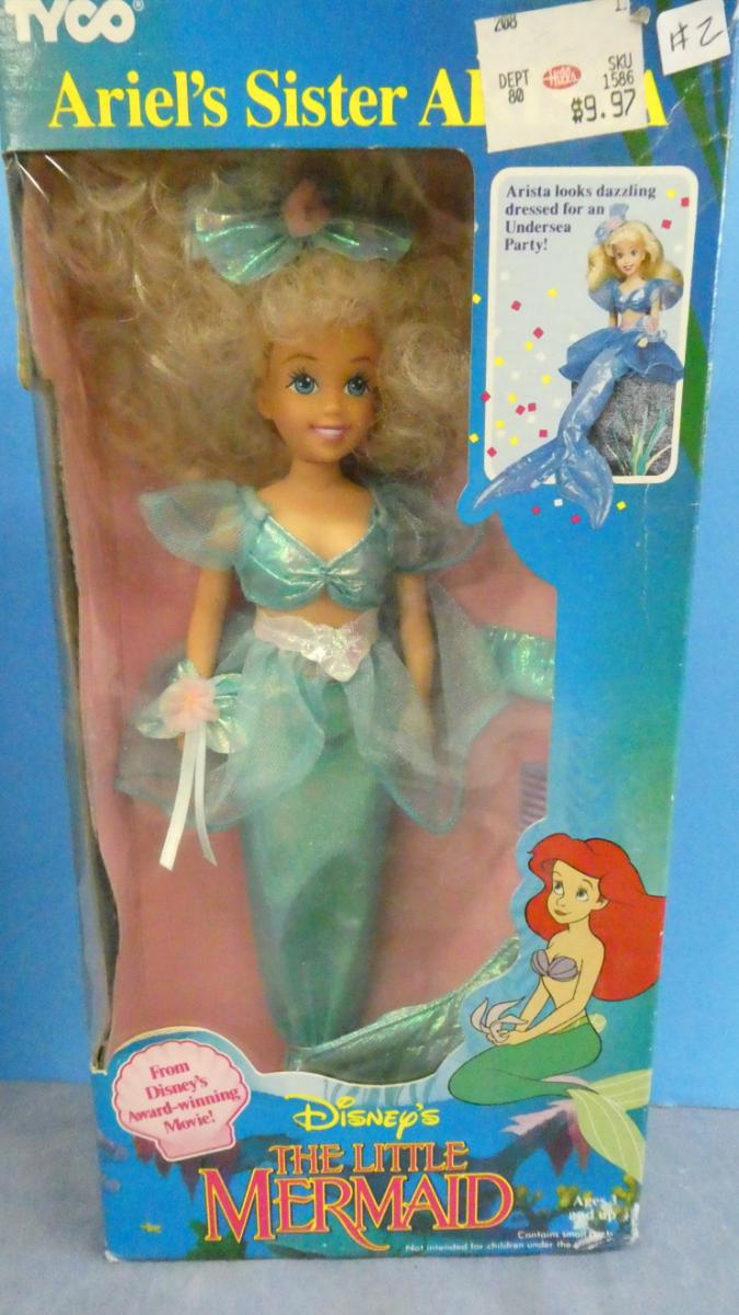 Tyco Little Mermaid Ariel's sister Arista (#2) (Celebrity) - Nice Twice ...