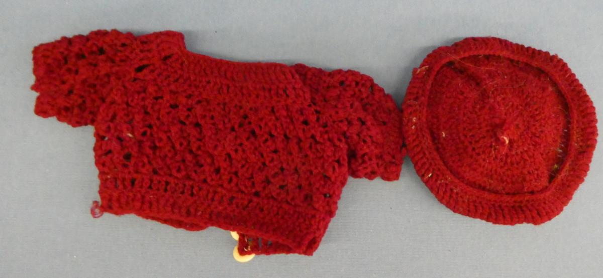 DC7006 Dark Red Sweater with Hat (CLOTHING~ Infant to child ( clothing ...