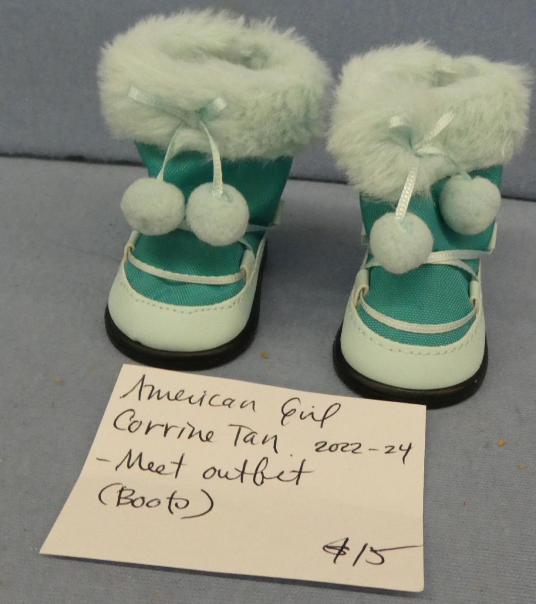 ++CT22 American Girl Corrine Tan Meet Outfit Boots (American Girl ...