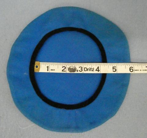 HAT04 7 1/2" Across Blue Tam (DOLL HATS, Bonnets, Tams, Caps) - Nice ...